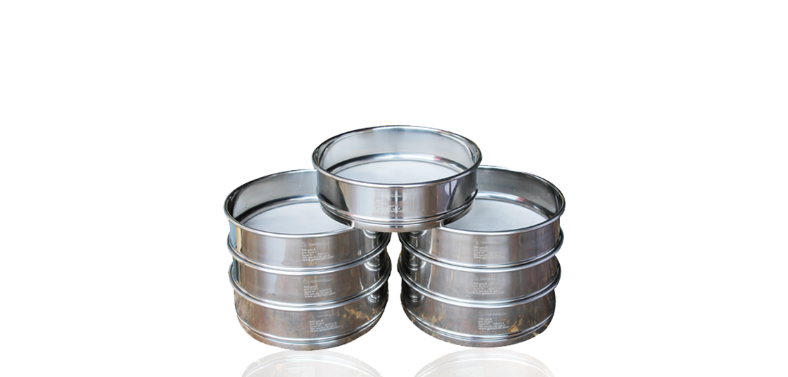 Set of Nr.7 Standard Sieves Ø 200 MM - Gabbrielli