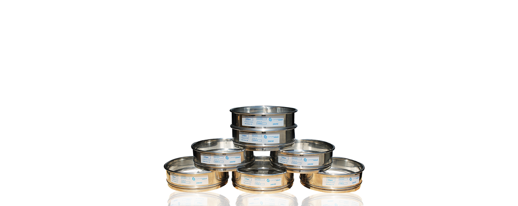 Serie Di Nr.7 Setacci Standard Ø 200 MM - Gabbrielli